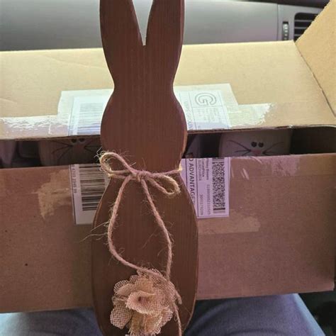Restocked One Bunny Colorful Wood Bunnies Wood Peeps Easter Wood