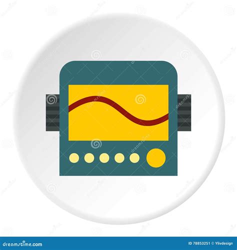 Oscilloscope Icon Outline Style Cartoon Vector