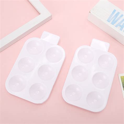 6孔塑料长方形调色盘便携带调色盘 水彩水粉丙烯调色盘儿童调色盘 阿里巴巴