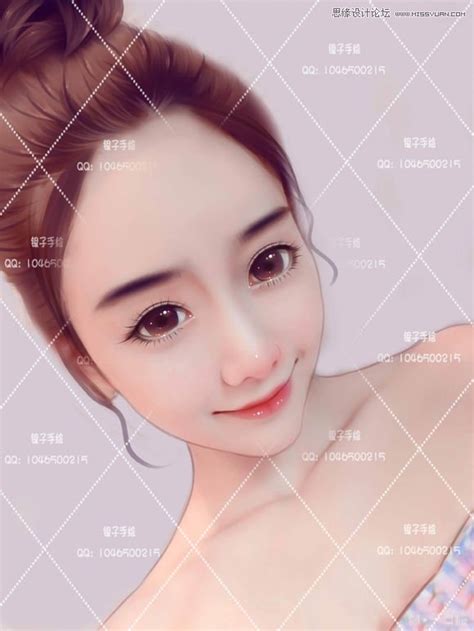 Photoshop结合sai给美女照片转手绘效果 Ps教程网