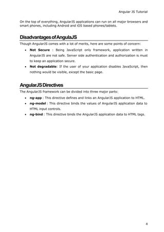 Angularjs Tutorial Docx Web Development Internet