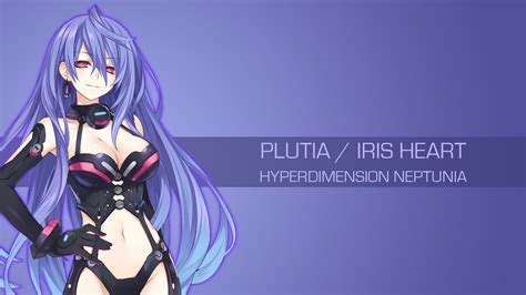 Hyperdimension Neptunia Plutia Iris Heart By Spectralfire234 On