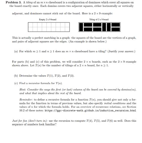 solved problem 3 a tiling of an mxn chessboard is a