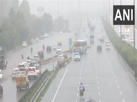 Heavy Rains Lash Parts Of Gurugram Leads To Waterlogging And Traffic