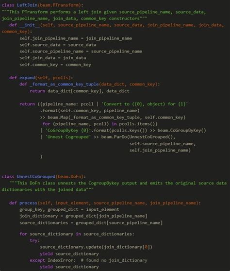 Implementing A Left Join In Google Dataflow Apache Beam Devoteam