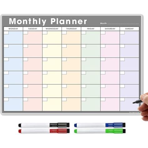 Magnetic Monthly Planner A3 From £1195