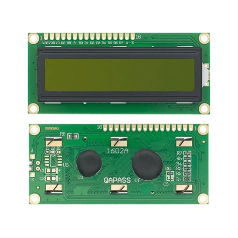 Szín LCD1602 zöld 10 DB LCD modul Kék zöld képernyő IIC I2C 1602