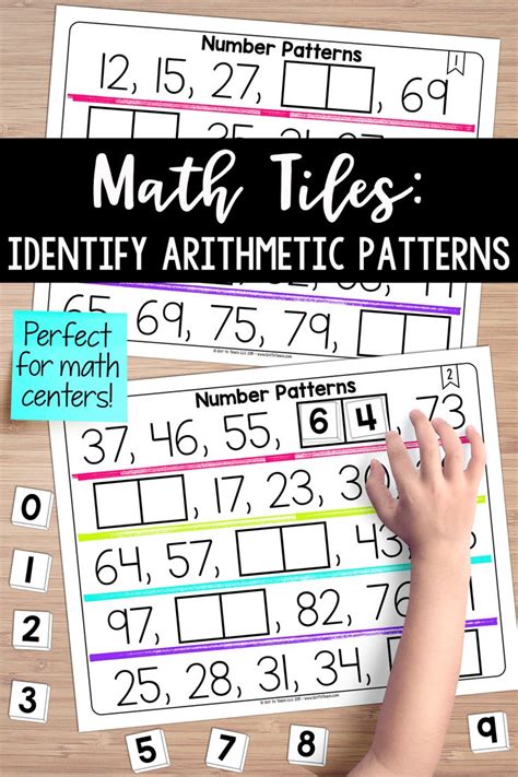 Math Tiles Analyze Number Patterns Teacher Thrive Mathematics Activities Math Patterns