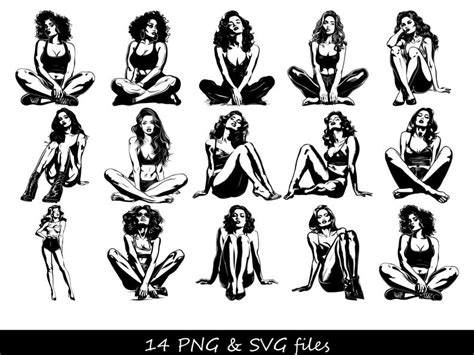 Sexy Woman SVG Sexy Girl SVG Woman SVG Sexy Svg Sexy Woman Clipart Curvy Woman Svg Woman