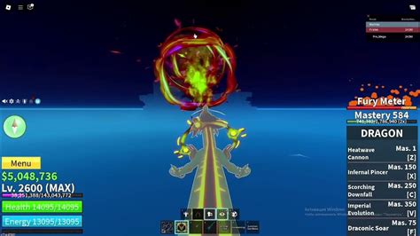 Обзор на дракона в Блокс Фрутс Youtube