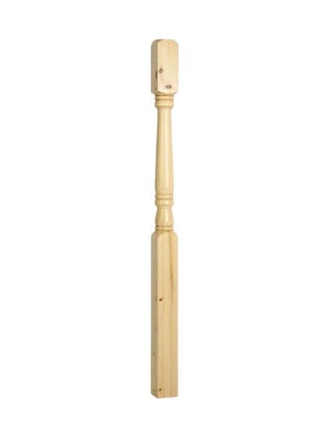 Pine Fluted Georgian Half Continuous Newel Post Shaw Stairs Ltd