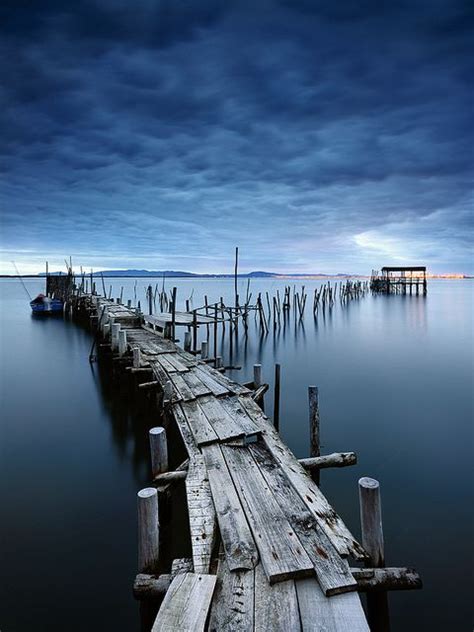 Old Wooden Pier Corinthia Greece Nature Wallpaper Scenery Corinthia