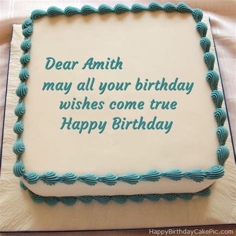 ️ Happy Birthday Cake For Amith