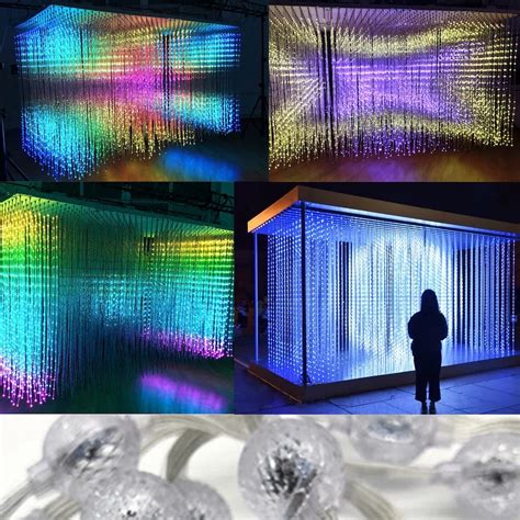 Smart Programmable Luminous 3d Led Cube Pixel Ball Dot Dv12v Dmx512 Rgb