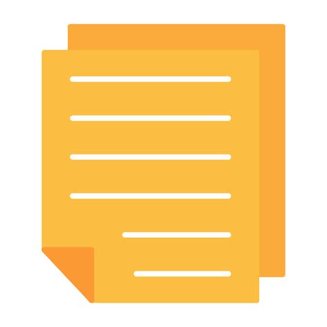 Note Generic Color Fill Icon