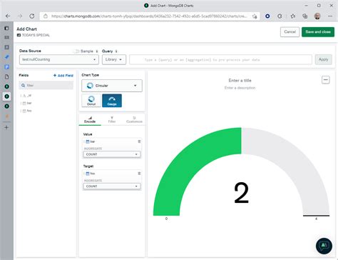 Creating A Gauge With Mongodb Charts Mongodb Charts Mongodb