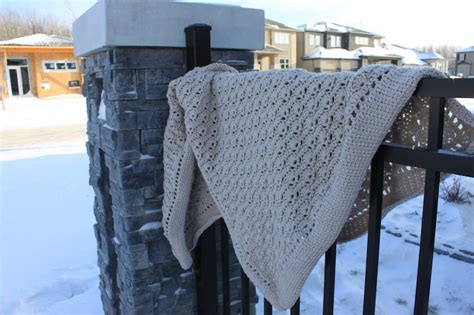 Crocheted Blanket Peacock Feather Patterned Etsy