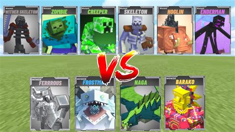 MUTANT CREATURES Vs MOWZIE S MOBS In Minecraft Mob Battle YouTube