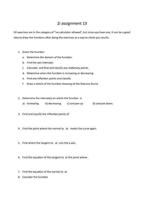 Assignment 13 2i Assignment 13 All Exercises Are In The Category Of ”no
