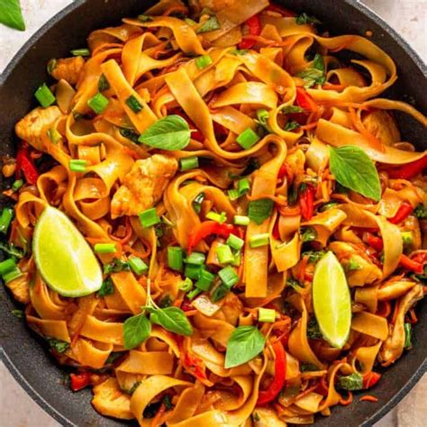 Spicy Drunken Noodles Recipe Better Than Take Out The Yummy Bowl