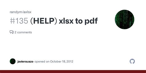 help xlsx to pdf · issue 135 · randym axlsx · github