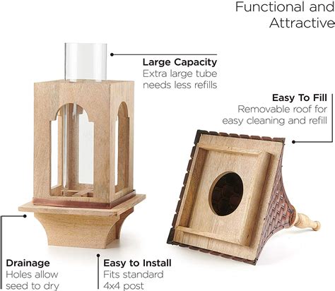 Villa Copper Shingled Roof Bird Feeder