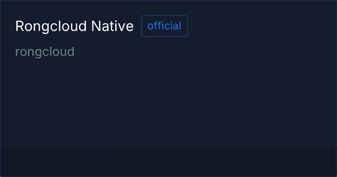 Rongcloud Native Glama