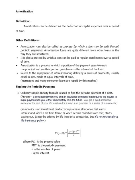 Math 8 Amortization Pdf Loans Debt