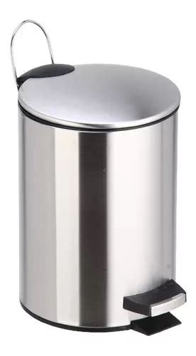 Cesto Residuos Tacho De Basura Acero Inox Pedal 3 Lts 913 MercadoLibre
