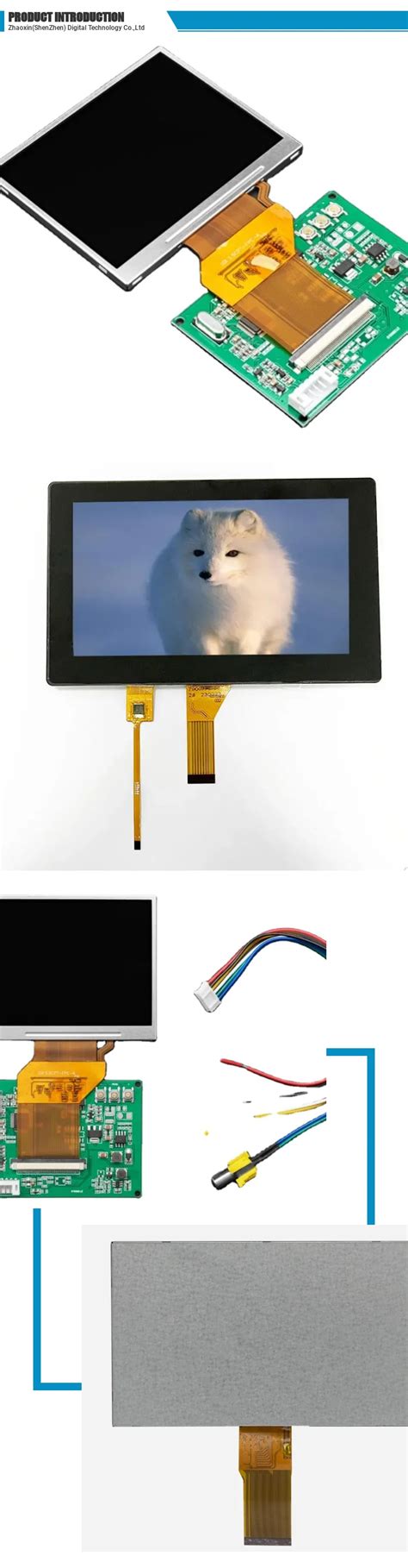 Kelai Customizable Programmable Hmi 7 Tft Lcd 7 Inch 800 480 High Resolution Display Module