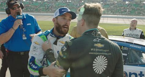 Exclusive Close Look At The Chastain Vs Gragson Fight NASCAR