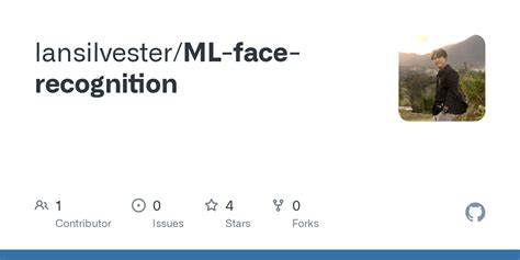 GitHub Lansilvester ML Face Recognition