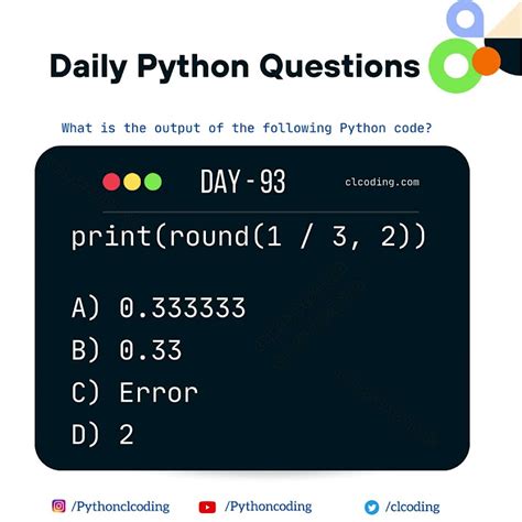 python coding challenge day 93 what is the output of the following