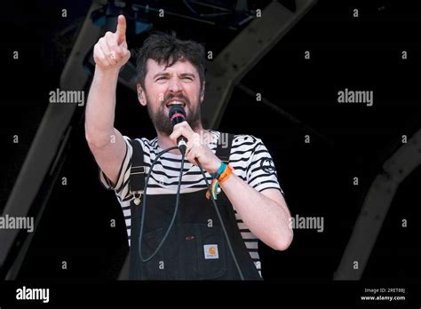 Lulworth UK 29th July 2023 Robbie Sattin Vocalist With British A