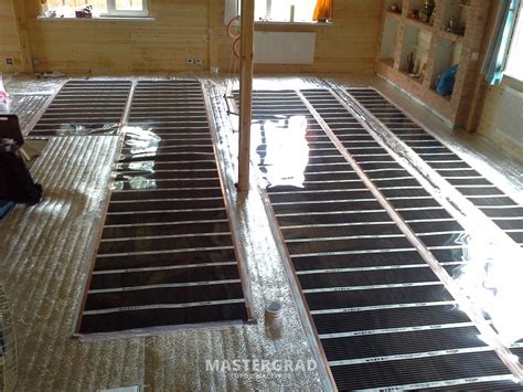 Инфракрасная пленка для теплого пола монтаж: Монтаж инфракрасного ...
