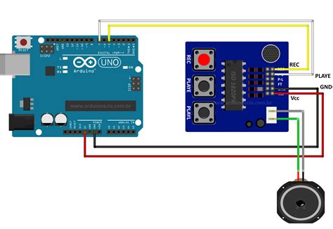 Conectando Módulo Gravador De Voz E Player Isd1820 Ao Arduino Arduino