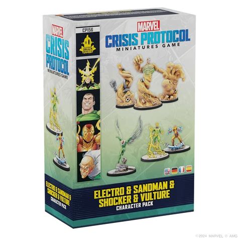 Atomic Mass Games Cp156 Mcp Electro And Sandman And Shocker And Vautour