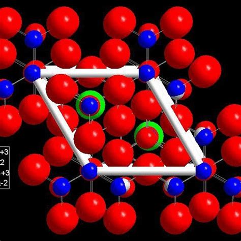 3 D View Of Chromium Doped Barium Hexaferrite Space Group P63 Mmc 194 Download Scientific