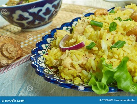 Sri Lanka Deep Fried Chicken Fried Rice Stock Image Image Of Food