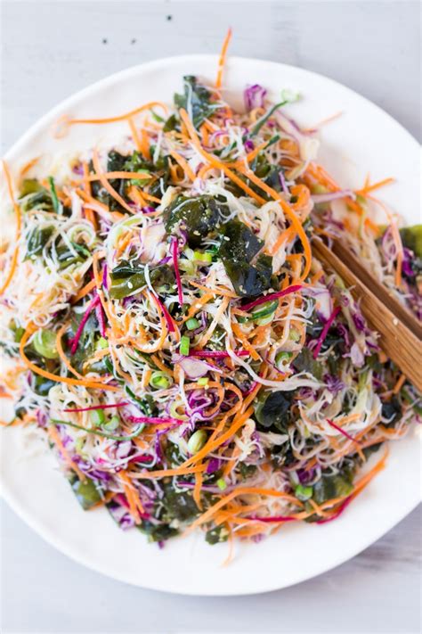 Vegan Rice Noodle Salad With Sesame Dressing Lazy Cat Kitchen