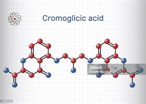 Cromoglicic Acid Cromolyn Cromoglycate Cromoglicate Molecule It Is
