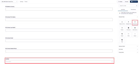 how can i map countries to the form queue gravity forms kipu crm
