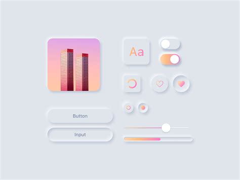 Soft UI Kit By Eugenia Tumel On Dribbble