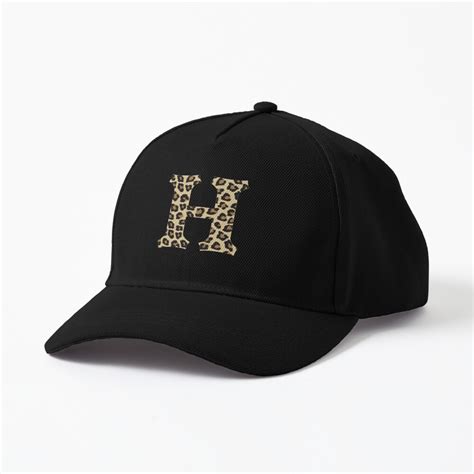 Letter H Leopard Cheetah Monogram Initial Sticker For Sale By