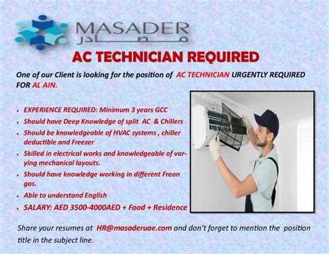 Muhammad Usman Ashraf Chrp Chrm On Linkedin Ac Technician Jobs