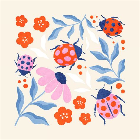 30 Best Ladybug Illustration Ideas You Should Check