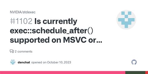 is currently exec schedule after supported on msvc or mingw · issue