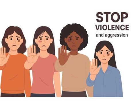 Stop Violence Against Women Logo Vector Art Icons And Graphics For
