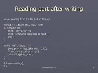 05 File Handling Upload Mysql PPT