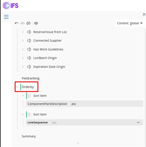 Saving A Column Ordering Preference Ifs Community